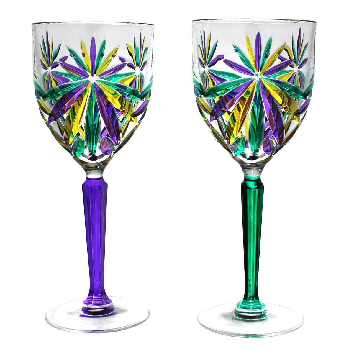Mardi Gras Oasis Wine Glass | Jubilee Gift Shop