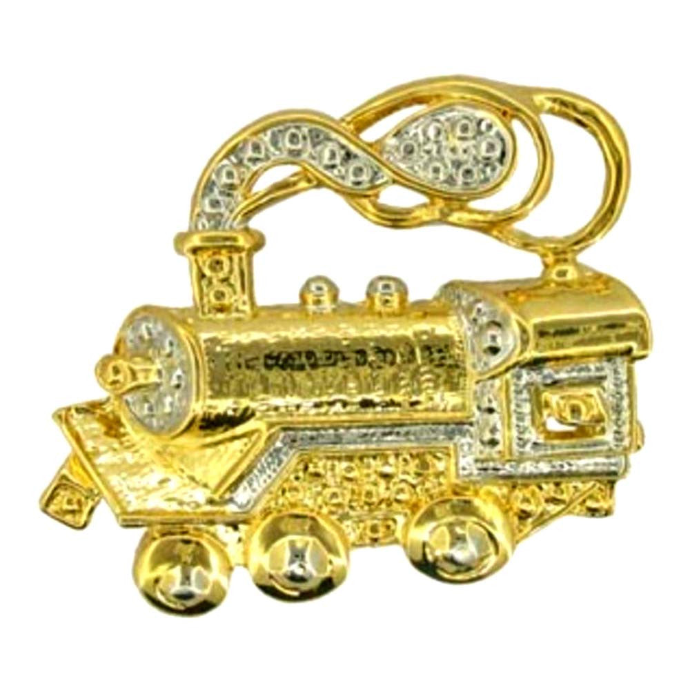 Train Engine Pin Gold | Jubilee Gift Shop
