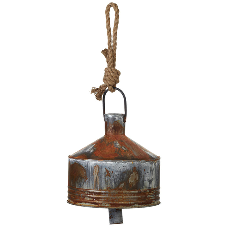 Rusted Galvanized Bell | Jubilee Gift Shop