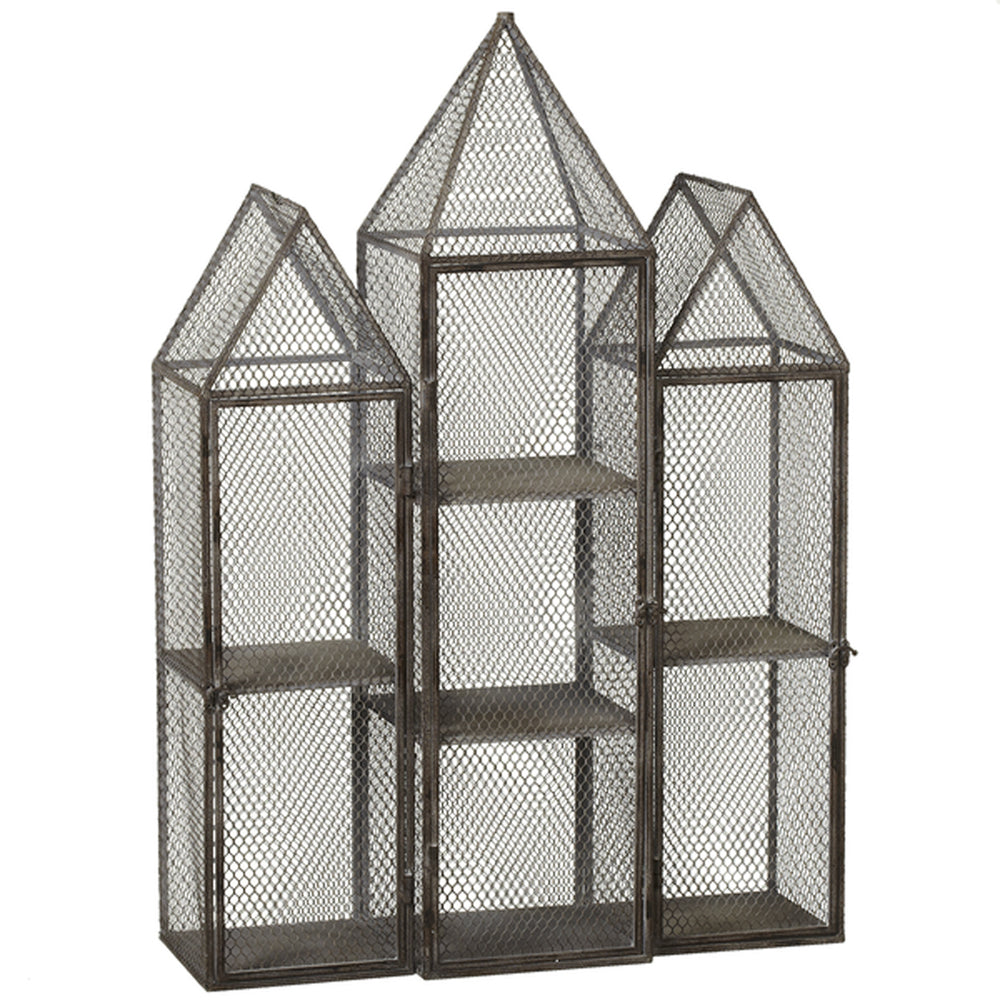 Greywash Triple Tower Cubby | Jubilee Gift Shop