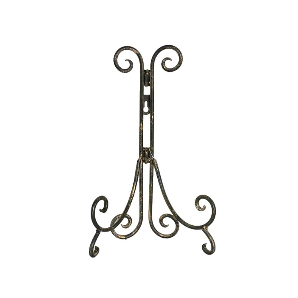 Iron Stand Black/Gold 12" | Jubilee Gift Shop
