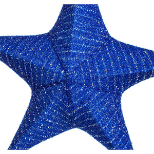 LED Lighted Fabric Star, Blue, Small | Jubilee Gift Shop