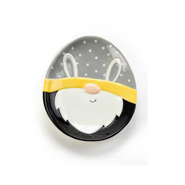Embossed Bunny Gnome Oval Plate | Jubilee Gift Shop