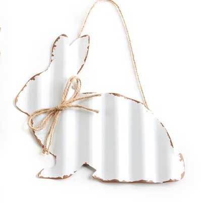 Metal Bunny Wall Hanging, 2 styles | Jubilee Gift Shop