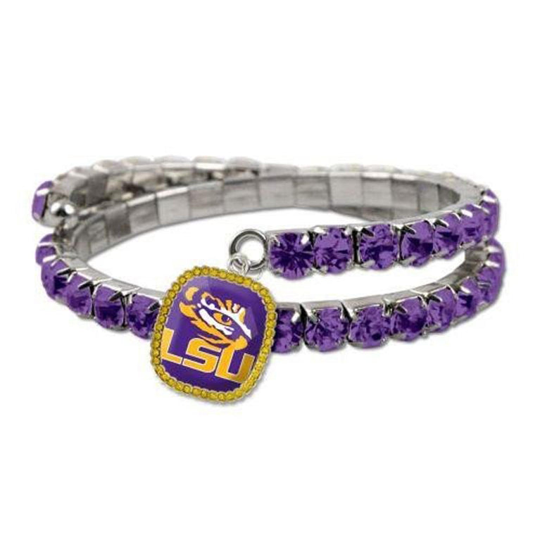 Double Bling Bracelet LSU | Jubilee Gift Shop
