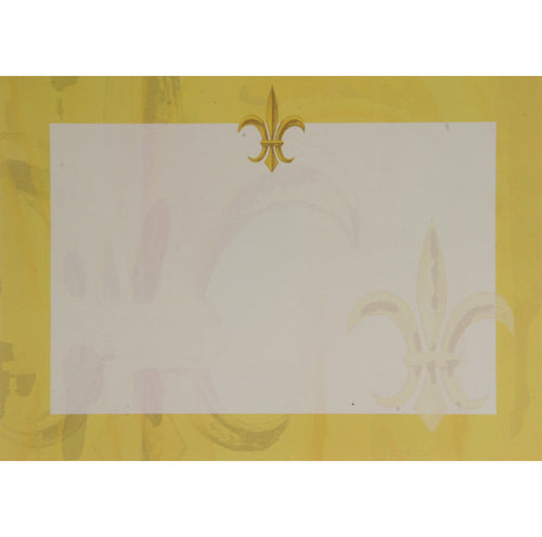 Golden Fleur-de-lis Invitations | Jubilee Gift Shop