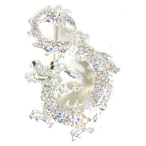 Dragon Pin Silver | Jubilee Gift Shop
