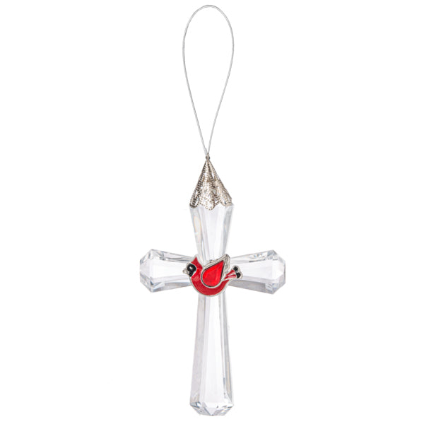 Cardinal Cross Ornament | Jubilee Gift Shop