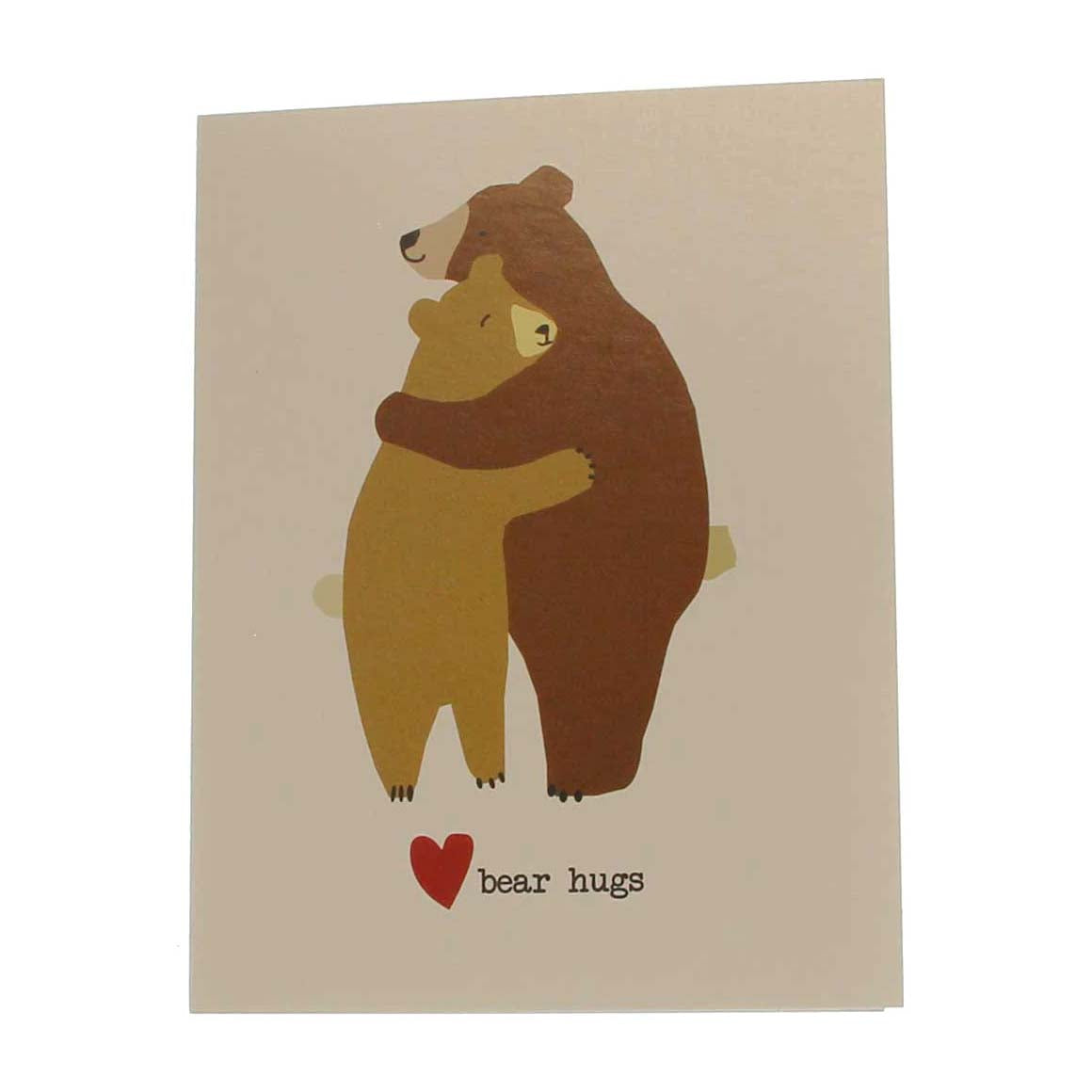 Encouragement & Support Card: bear hugs | Jubilee Gift Shop