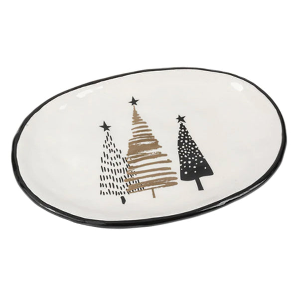 Oval Christmas Tree Platter (SM) | Jubilee Gift Shop