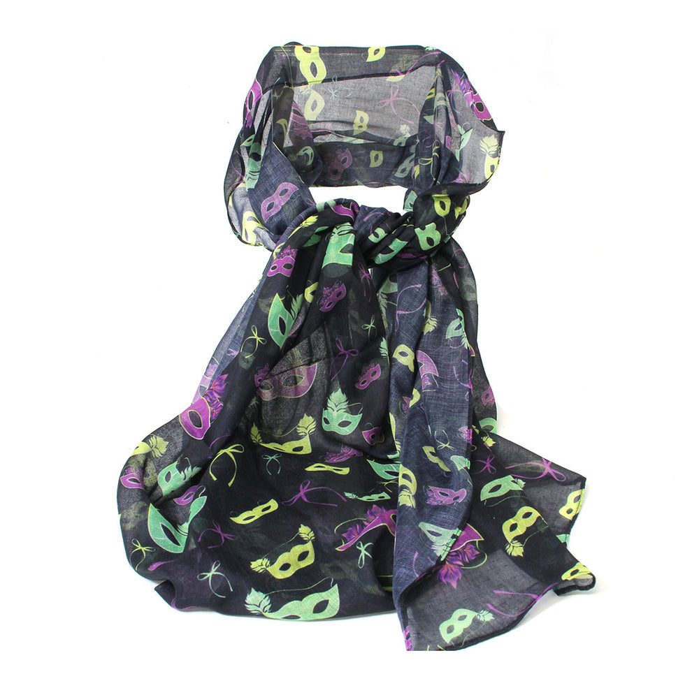 Mardi Gras Mask Scarves | Jubilee Gift Shop