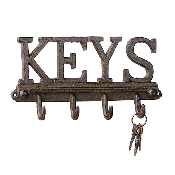 Key Wall Hook (4 Hooks) | Jubilee Gift Shop
