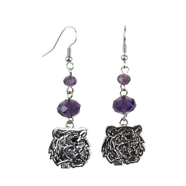 LSU Tiger Earrings | Jubilee Gift Shop
