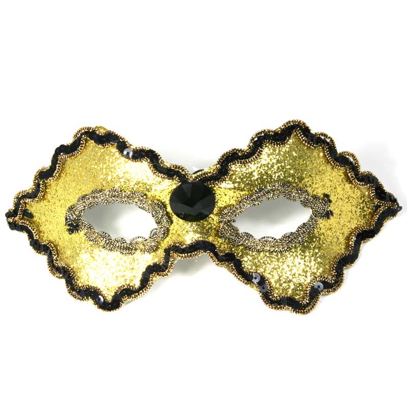 Gold Glitter Mask | Jubilee Gift Shop