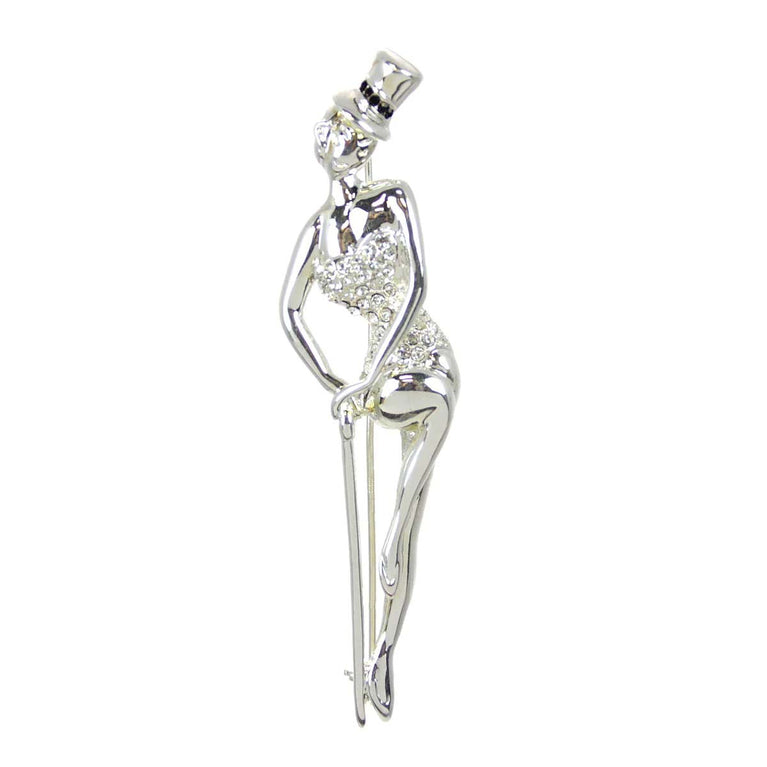 Showgirl Pin Silver | Jubilee Gift Shop